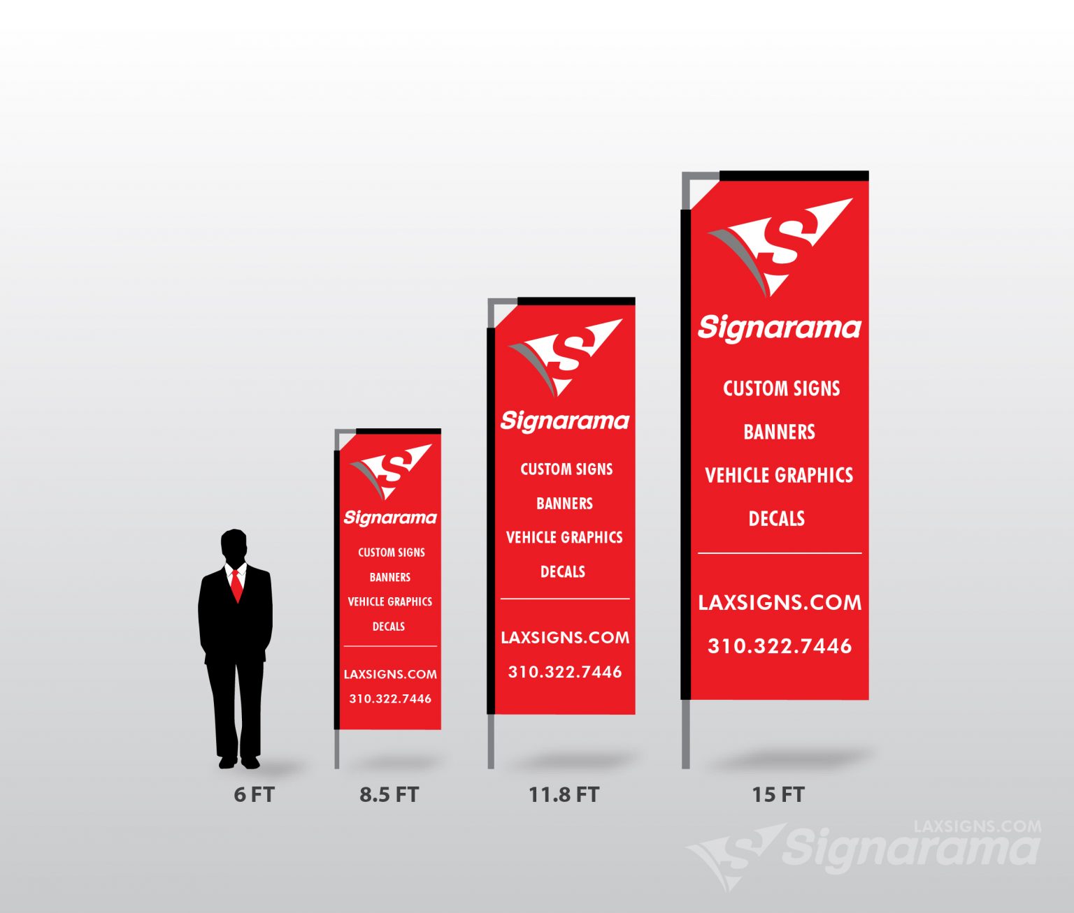 Rectangle Flag – Signarama LAX